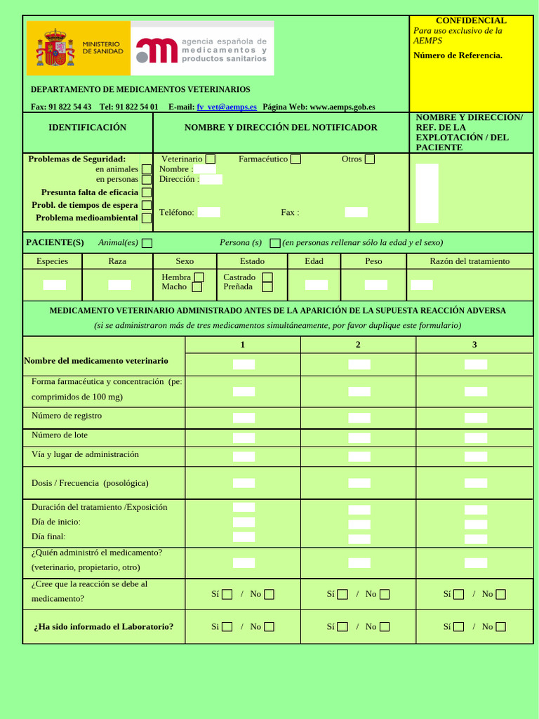 Para Uso Exclusivo de La Aemps | PDF | Medicamentos con receta ...