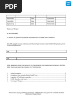 JSA Loading and Unloading Items Using Forklift | PDF
