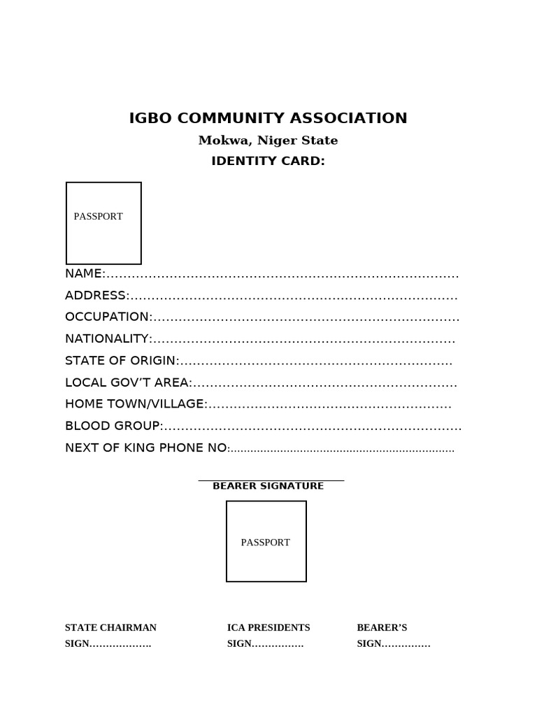 Abovel Igbo Community | PDF