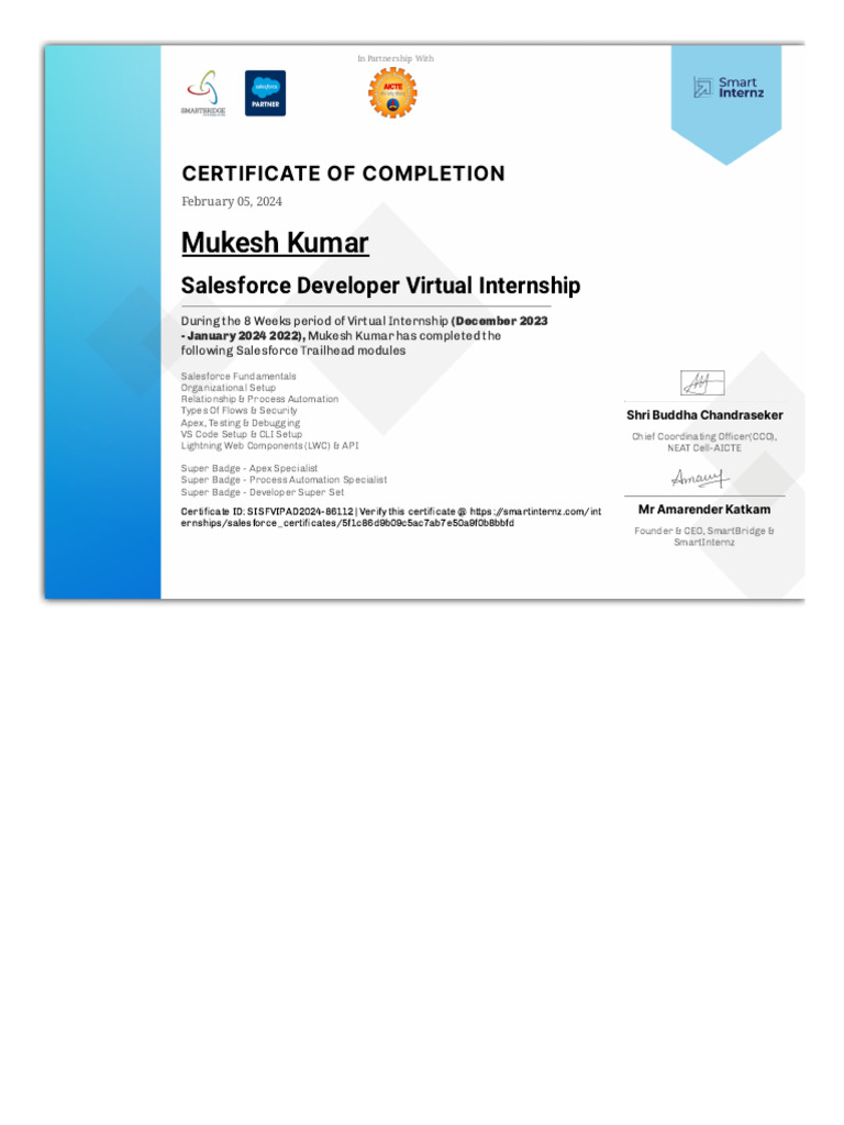 Salesforce Developer.... | PDF