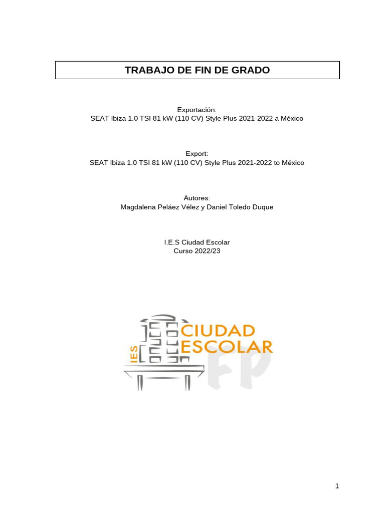 TFG Final | PDF | El comercio internacional | Economias