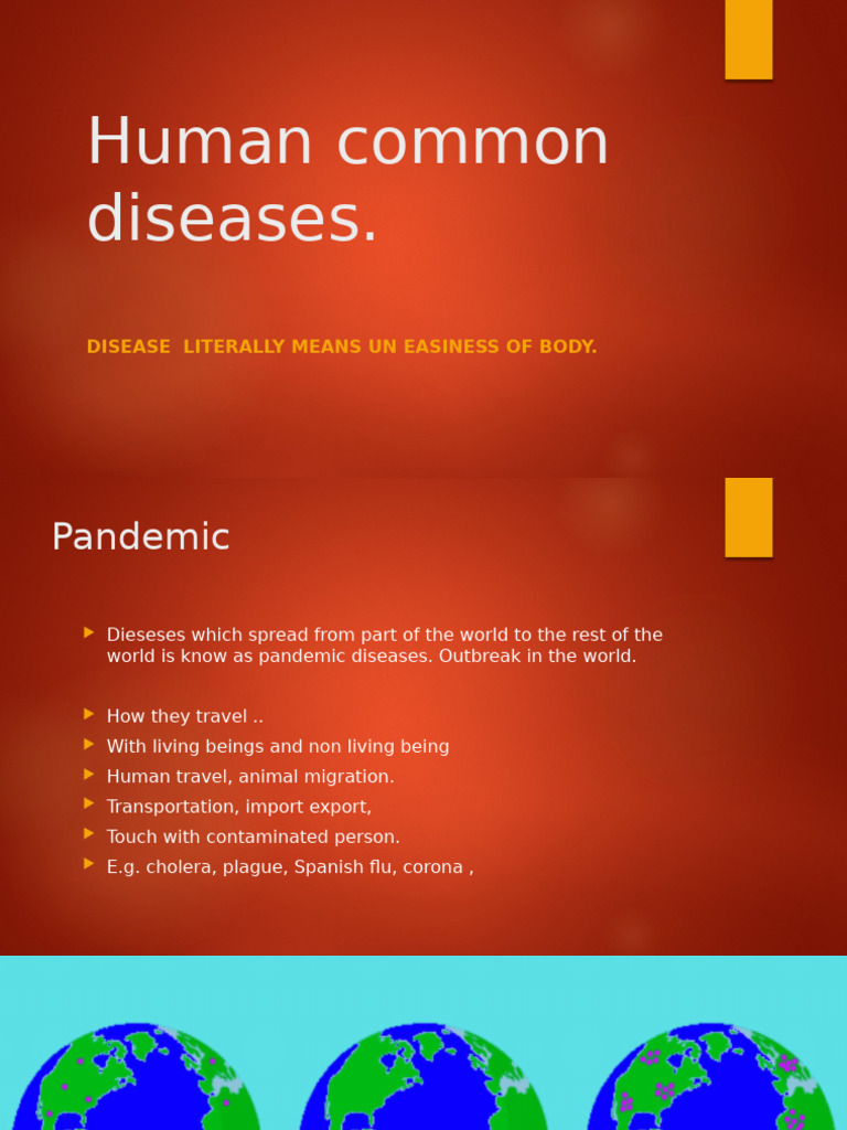 Overview of Common Human Diseases | PDF | Hiv/Aids | Hiv