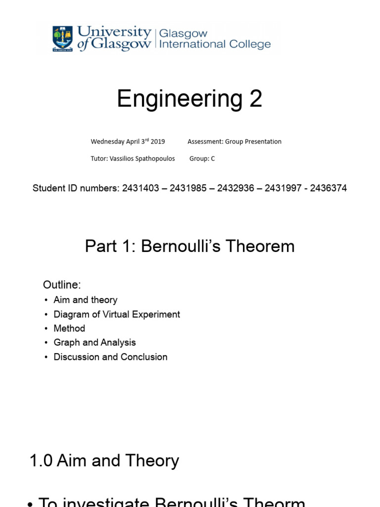 Engineering Group Presentation-1 | PDF | Amplitude | Fluid Mechanics