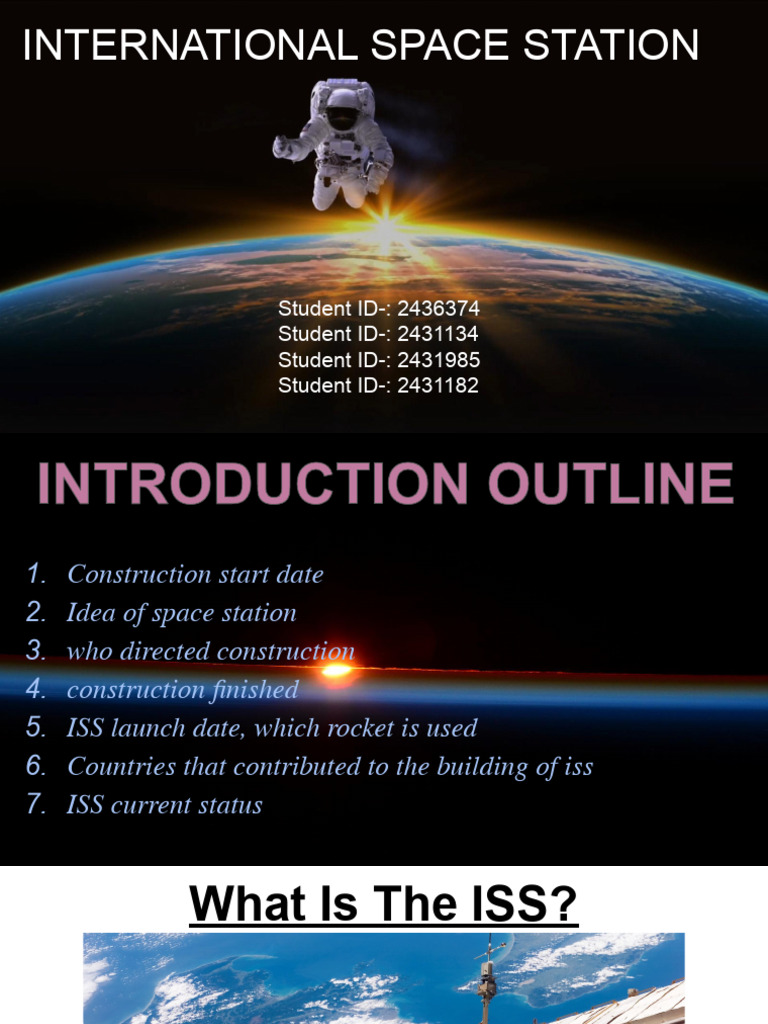Overview of the International Space Station | PDF | International Space ...