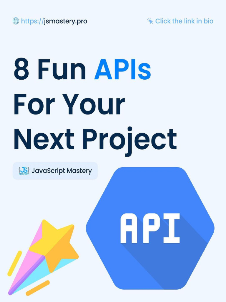 Top 8 Free APIS For Your Next Project | PDF