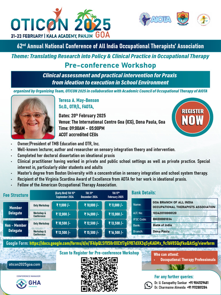 Teresa A. May-Benson Workshop Flyer-1 (1) | PDF | Occupational Therapy ...