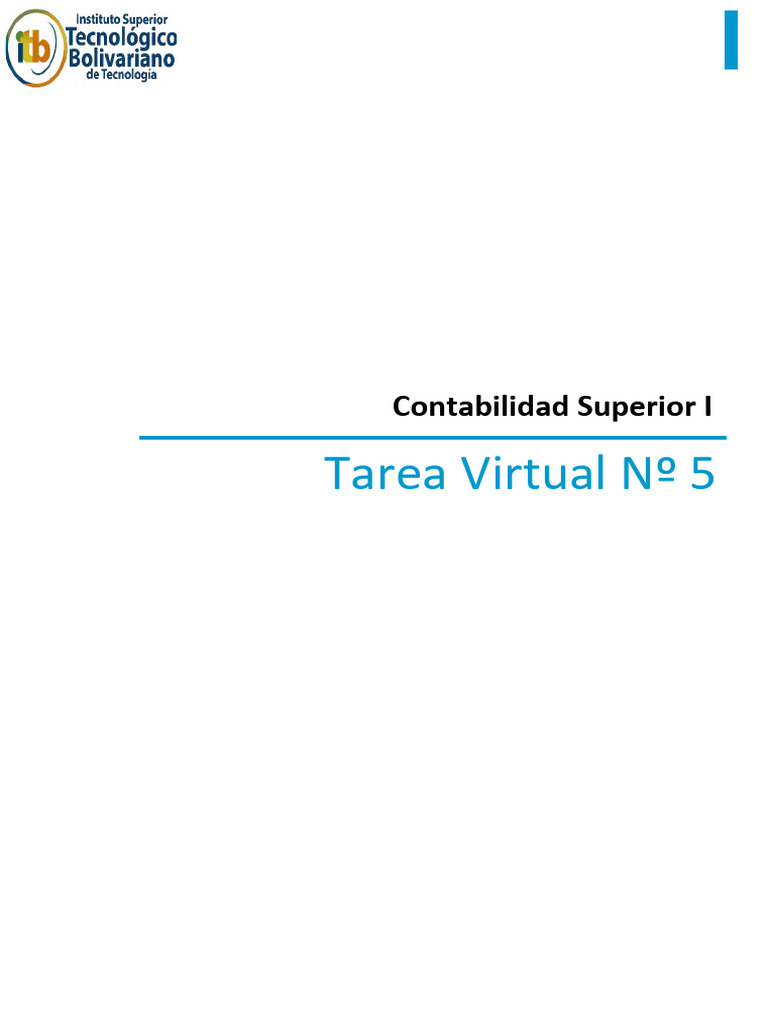 Tarea Virtual Nº-5 | PDF