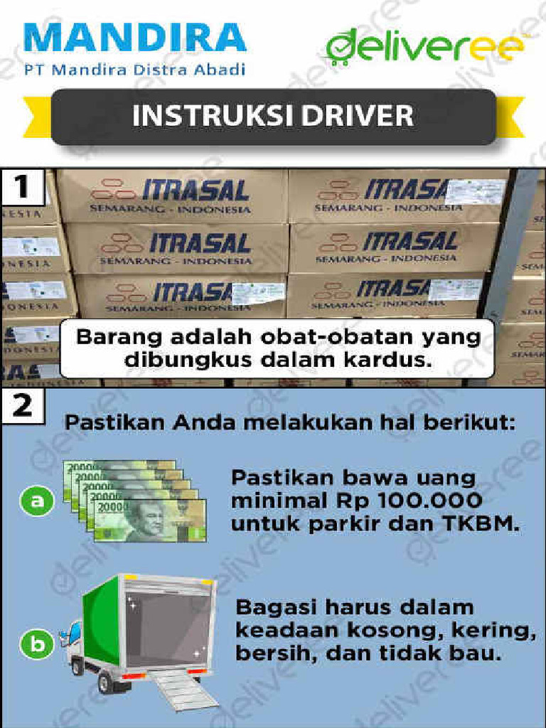 Driver Instruction - PT Mandira Distra Abadi Compressed | PDF