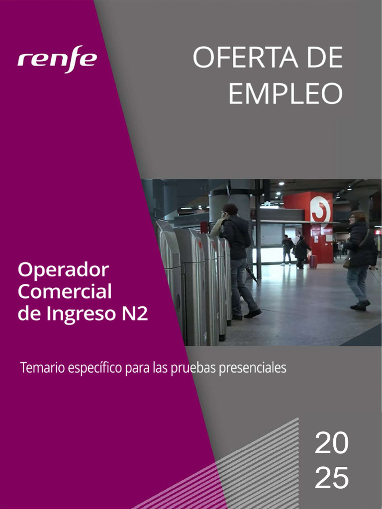 TEMARIO COMPLETO OPE COMERCIAL 2025 (1)-1-239 | PDF | Transporte | Estación de tren