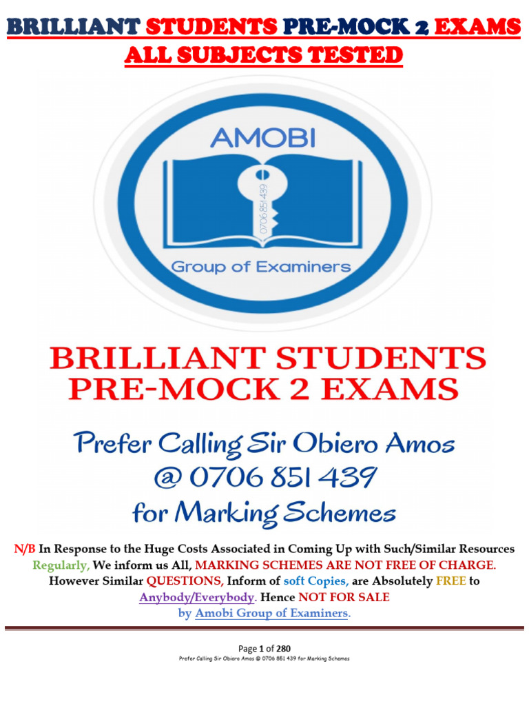 f4 Bs Pre-Mock 2 Q | PDF | Neuron | Soma (Biology)