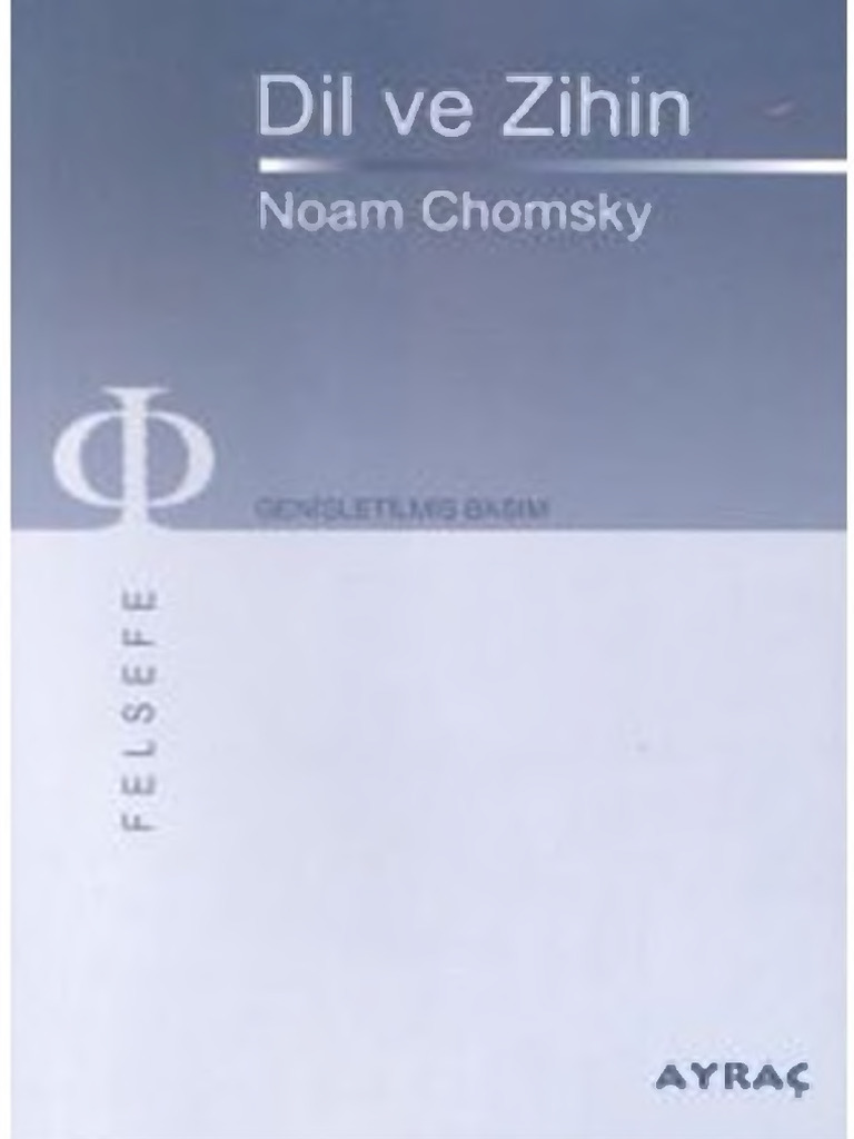 Dil Ve Zihin-Noam Chomsky@Ierdogann | PDF