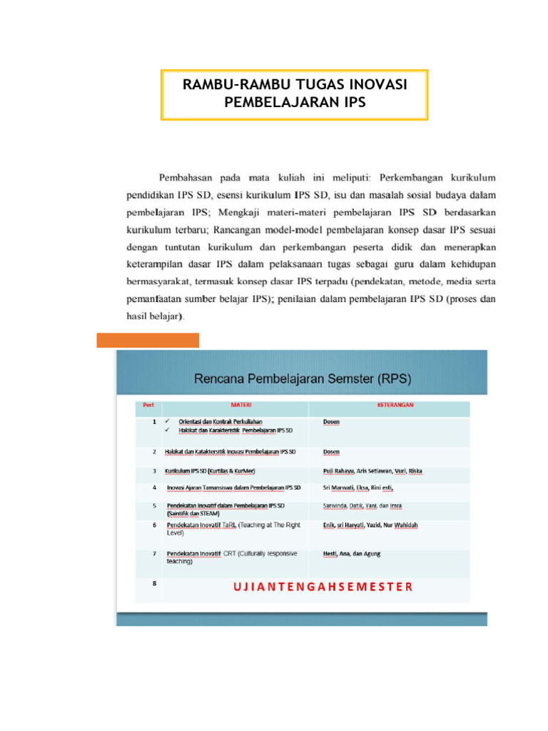IID - Rambu2 Tugas Inobel IPS | PDF