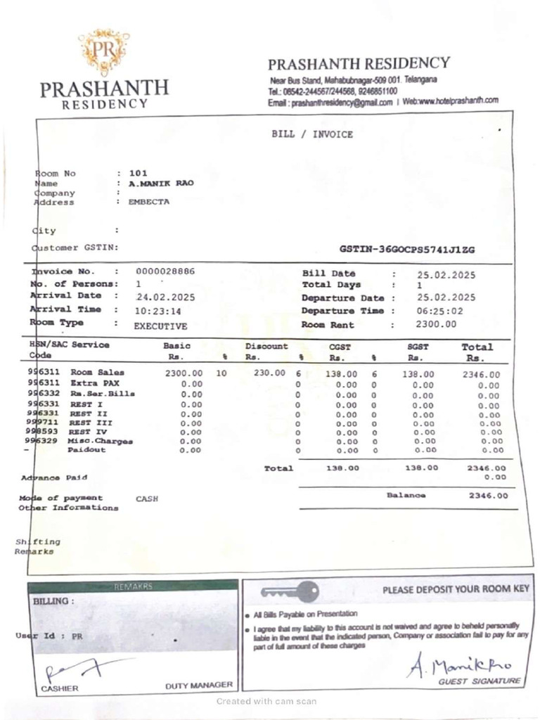 Prashanth Residency Mahabubabad01 | PDF
