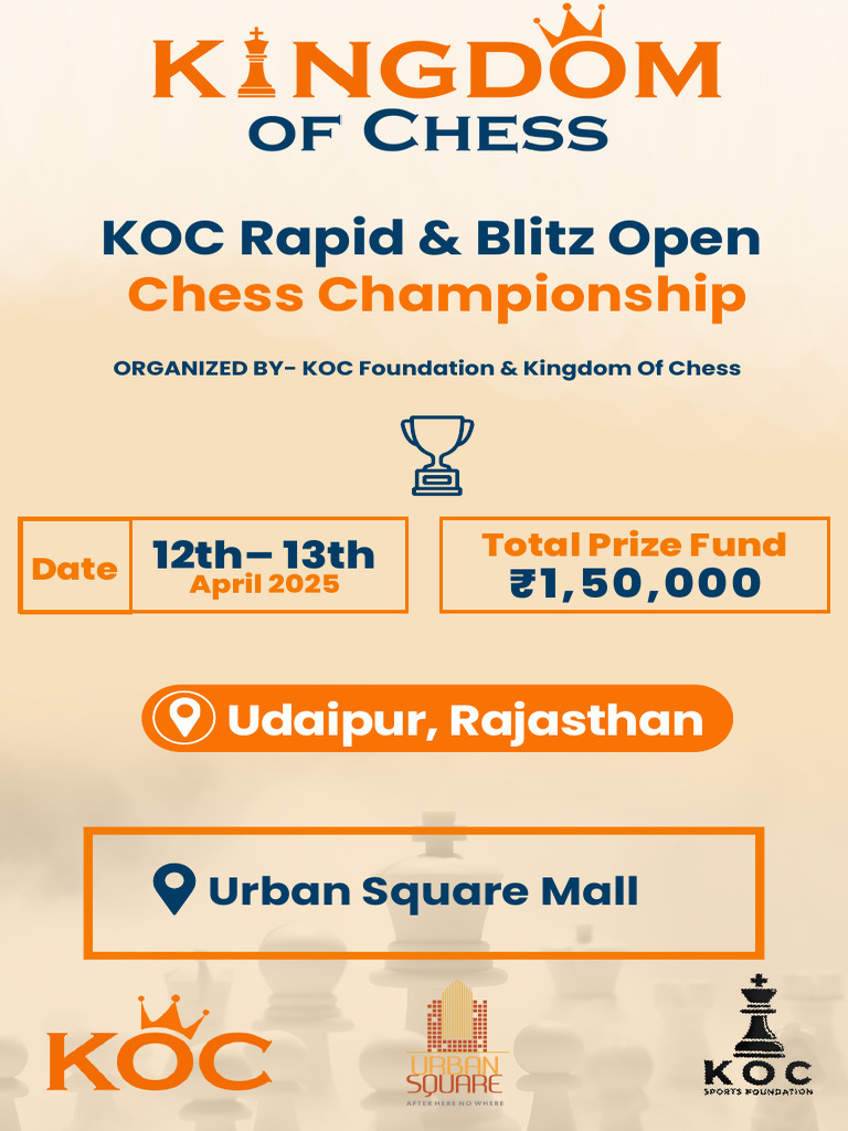 Kingdom of Chess Open Rapid & Blitz Chess Championship | PDF | Game ...