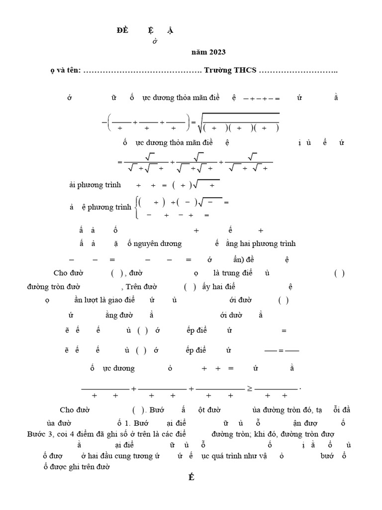 Đề luyện CT02 | PDF