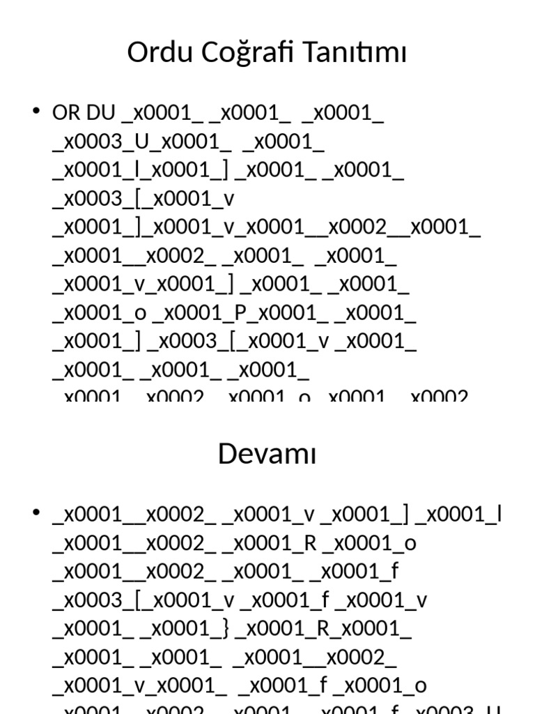 Ordu Presentation | PDF