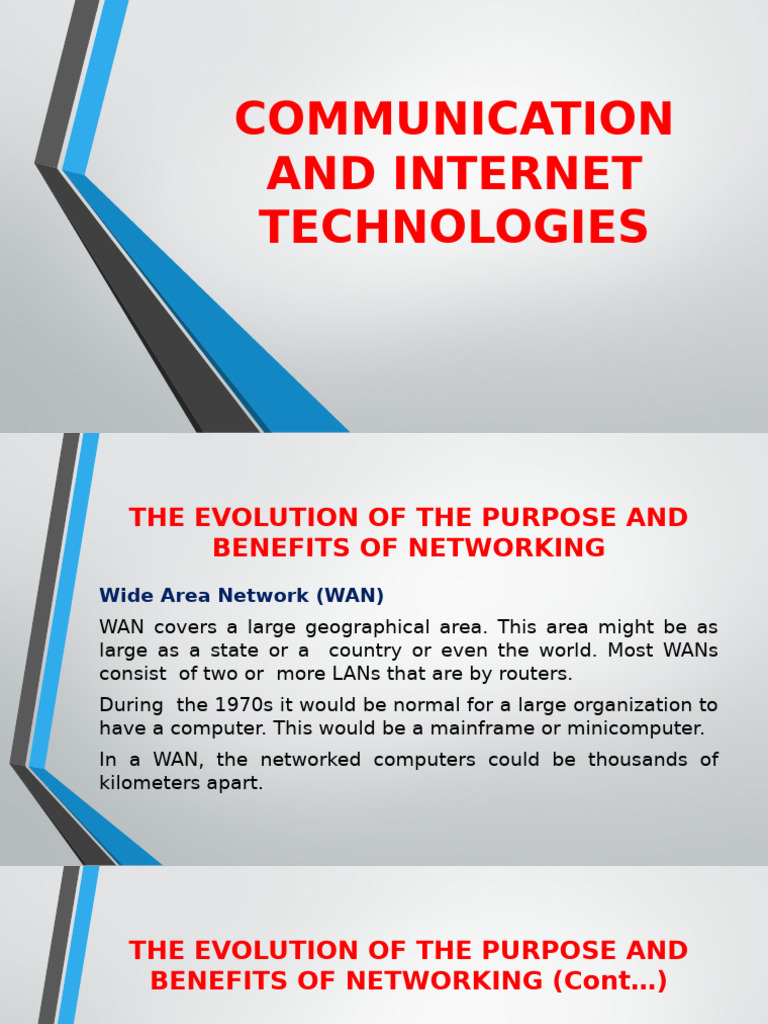 Communication and Internet Technologies | PDF | Transmission Medium ...