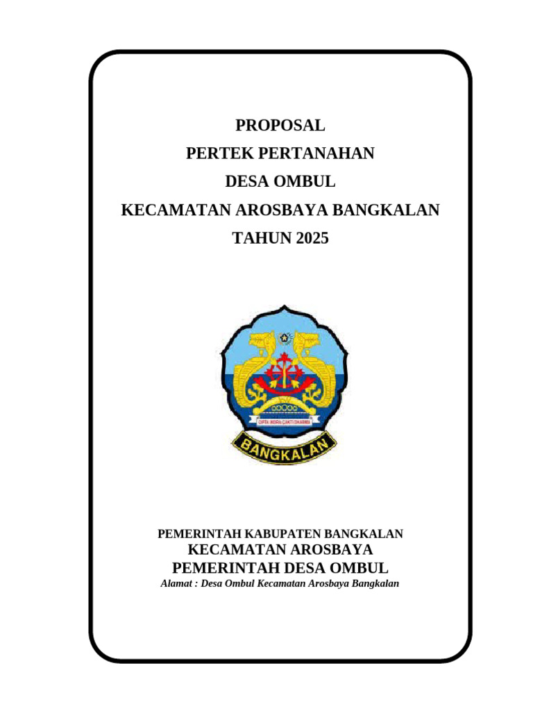 Proposal Pertek | PDF