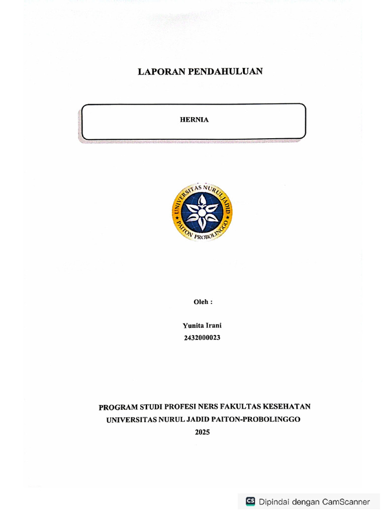 LP Hernia Yunita Irani | PDF
