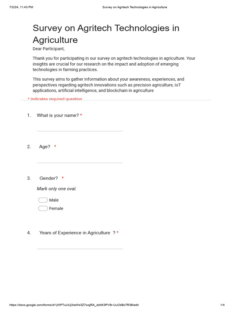 Untitled form - Google Forms | PDF | Agriculture