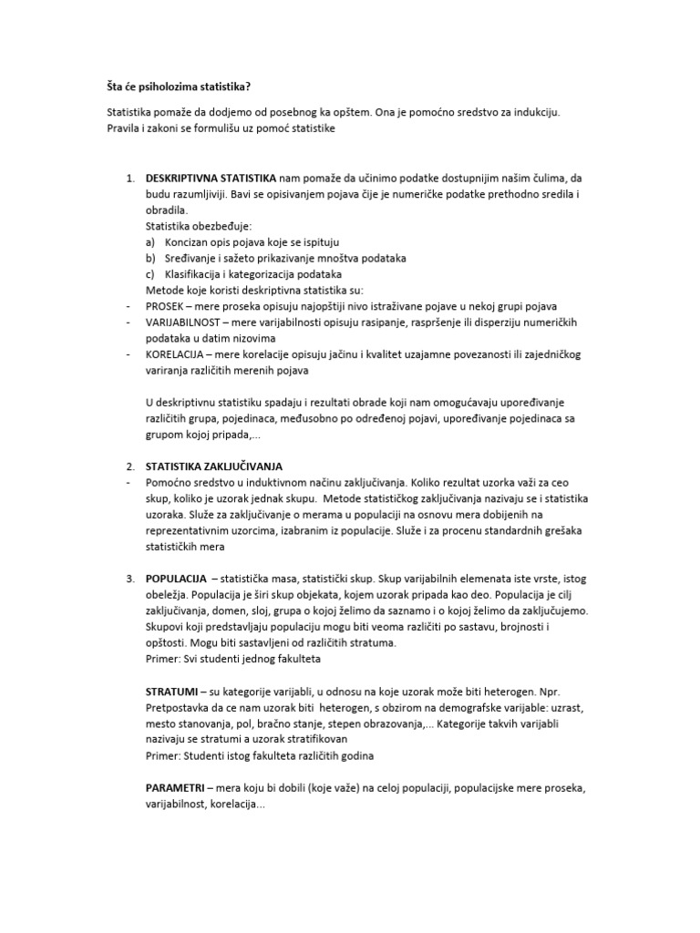 Stat KLKV 1 Final Skripte | PDF