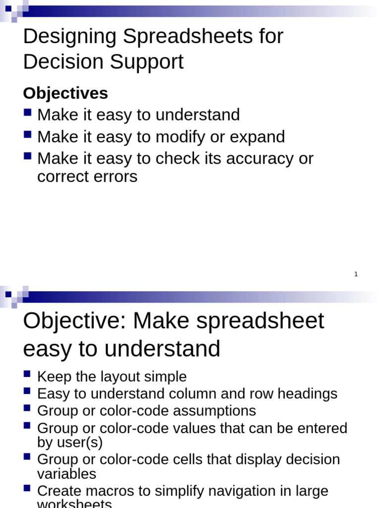 MIT Spreadsheet Design Basics | PDF | Spreadsheet | Computer Programming