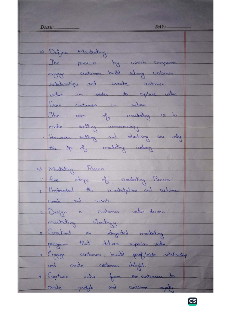 Marketing CH 1 | PDF