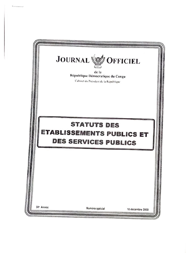 Statut de Dgda | PDF