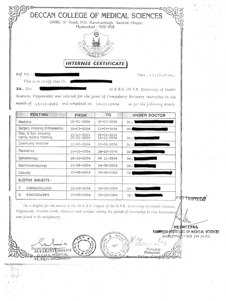 Foundation Training Certificate Example | PDF