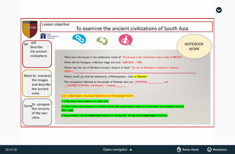 Nearpod - Civilizations of South Asia | PDF