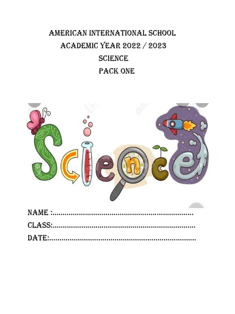 Science Pack 1 | PDF