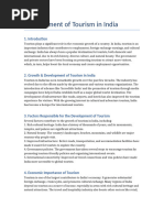 Development of Tourism in India ICSE Project | PDF | Tourism | Politics