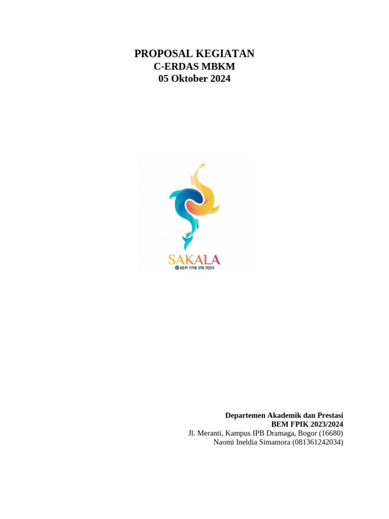 PROPOSAL_C-ERDAS MBKM | PDF