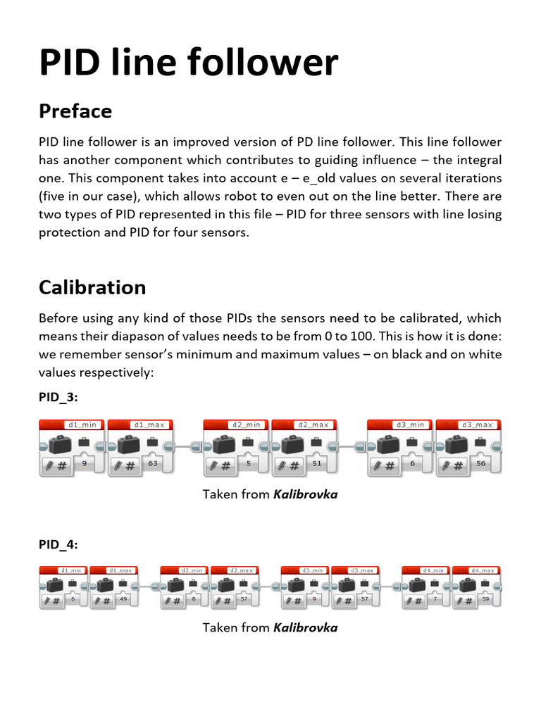 PID Line Follower: Preface | PDF | Applied Mathematics