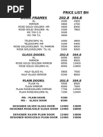 Howdens Door Price List | PDF | Plywood | Forest Products