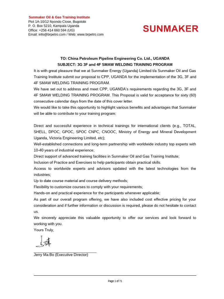 CPP Techincal Proposal - 2024-07-31 | PDF | Welding | Construction