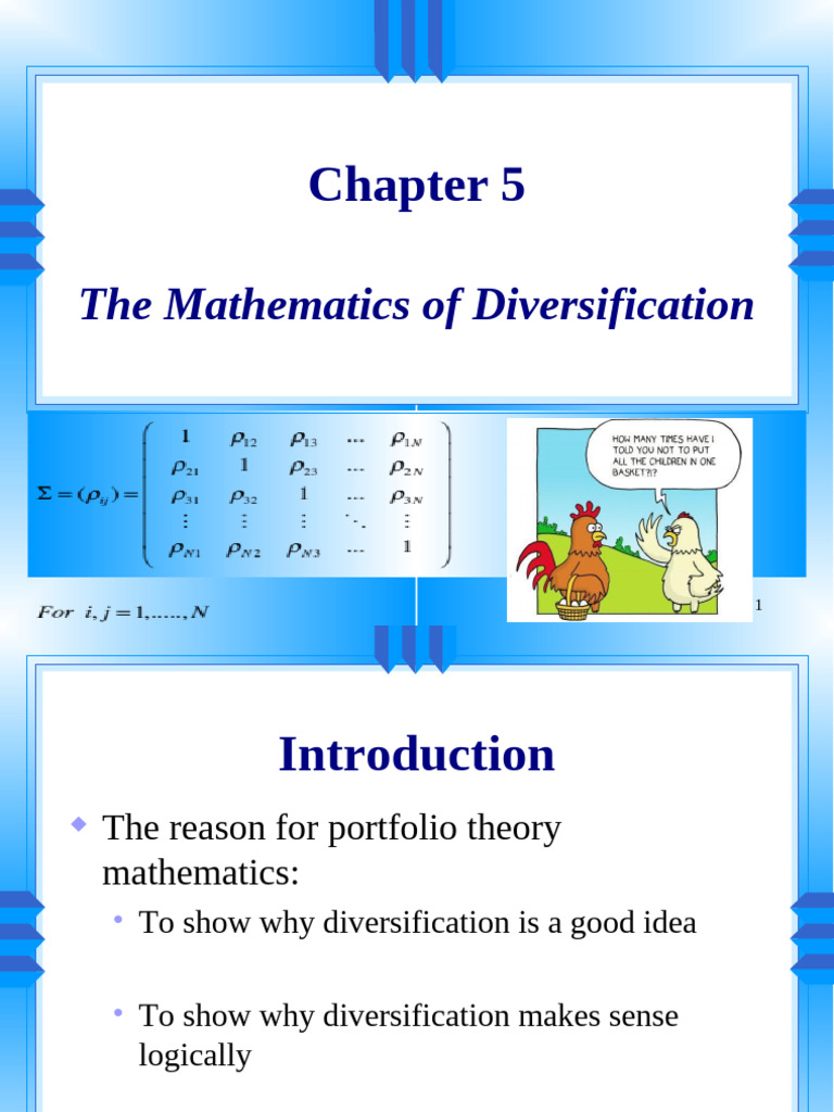 Calculations and examples | PDF | Diversification (Finance) | Modern Portfolio Theory