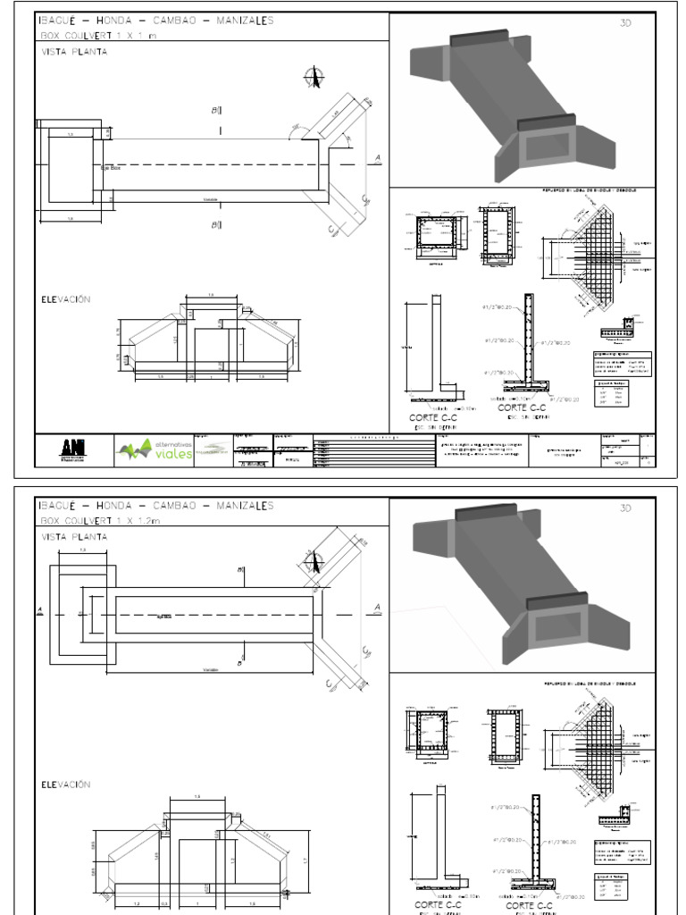 Cartilla Box Culvert Invias | PDF
