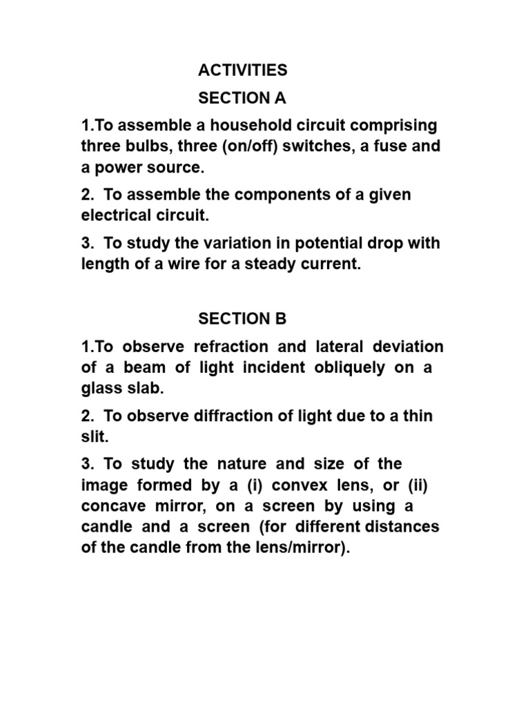 Activities Xii | PDF
