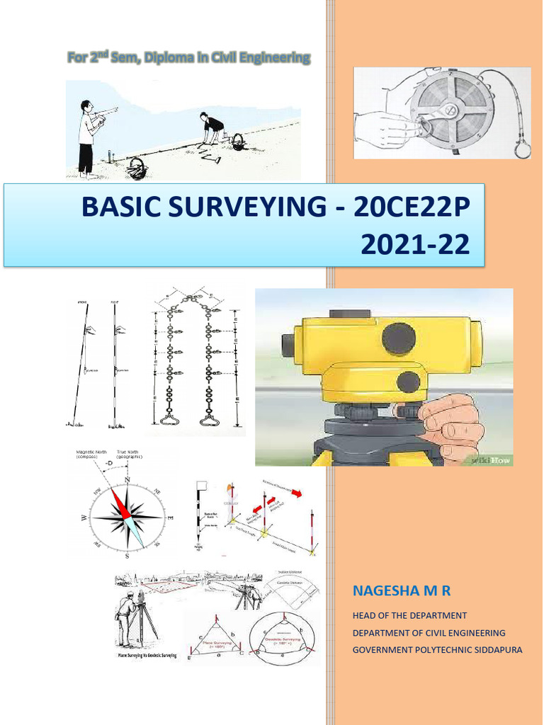 Basic Surveying 20ce22p-1 | PDF | Surveying | Foot (Unit)