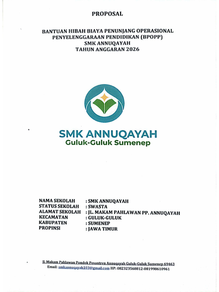 Proposal BPOPP 2026 - 1 | PDF