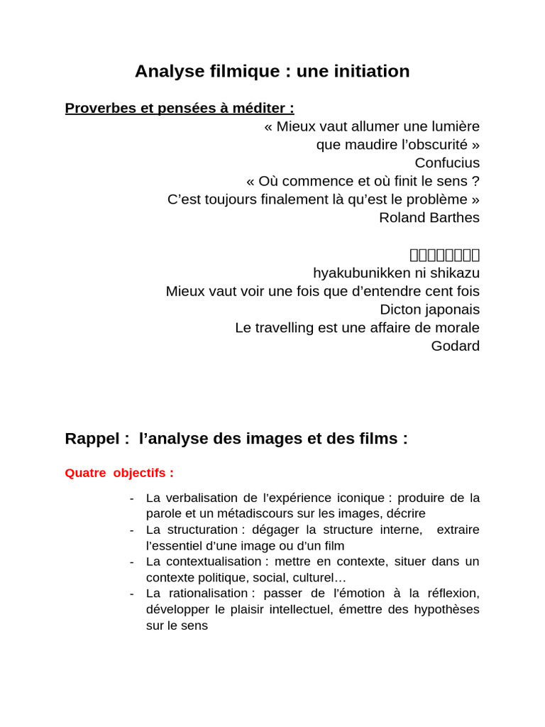 Audiovisuel s6 Exemple Analyse Filmique | PDF | Rêve | Maroc