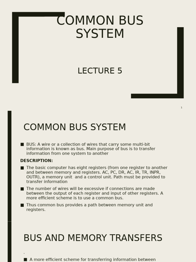 Common Bus System in Computer Architecture | PDF | Logic Gate | Input ...