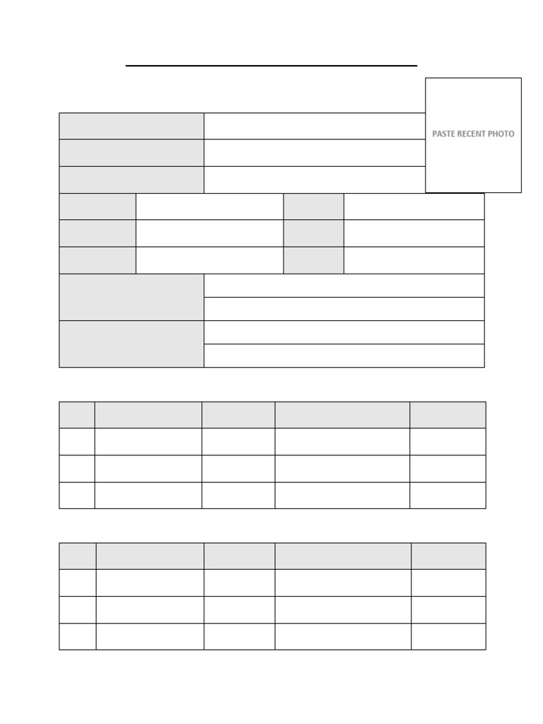 Application Form For House Job Nich Karachi | PDF