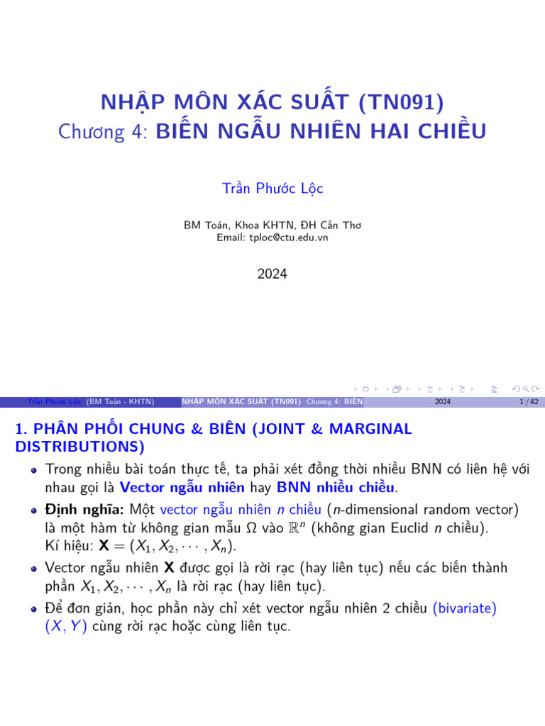 Bai Giang NMXS-Chuong 4 - 20240915 | PDF