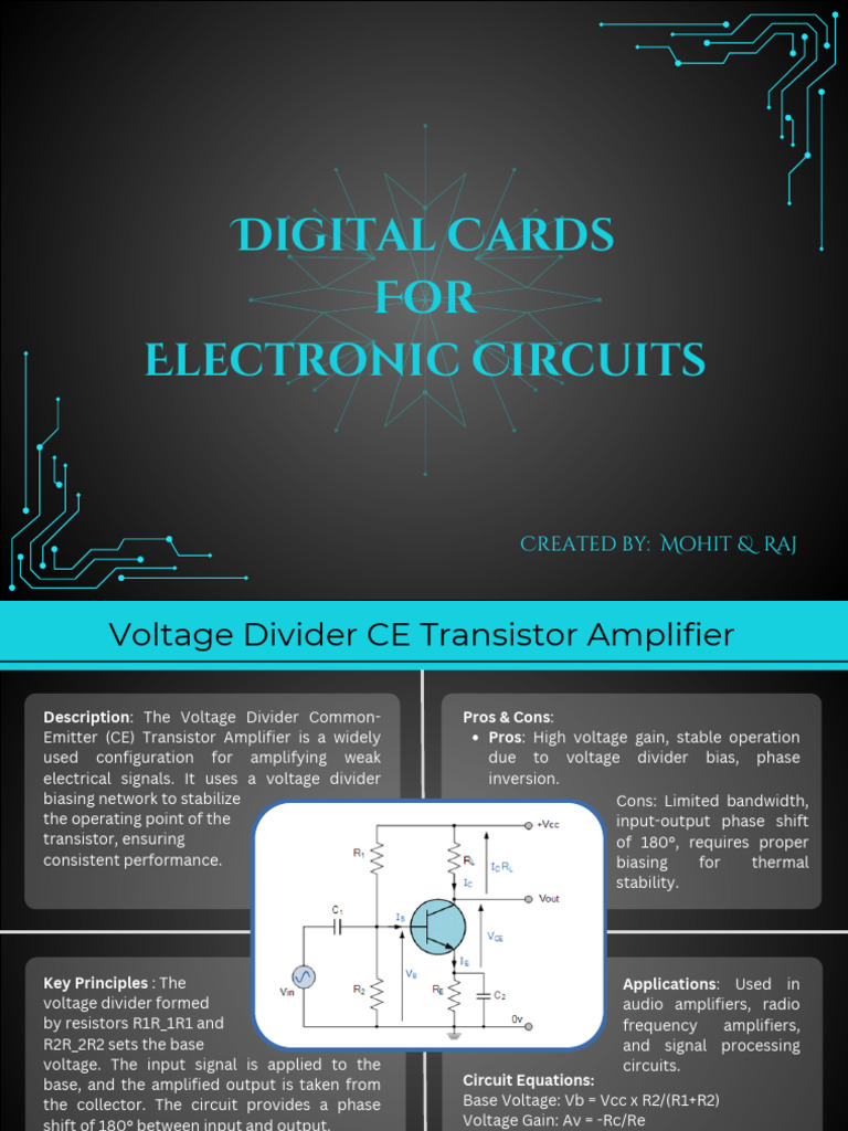 Electronic Circuit Cards | PDF | Rectifier | Electronic Oscillator