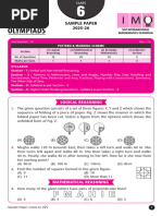 IMO Class 7 Syllabus Overview (2025) | PDF