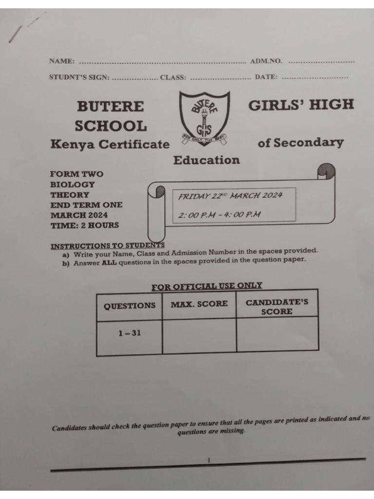 Form 2 | PDF
