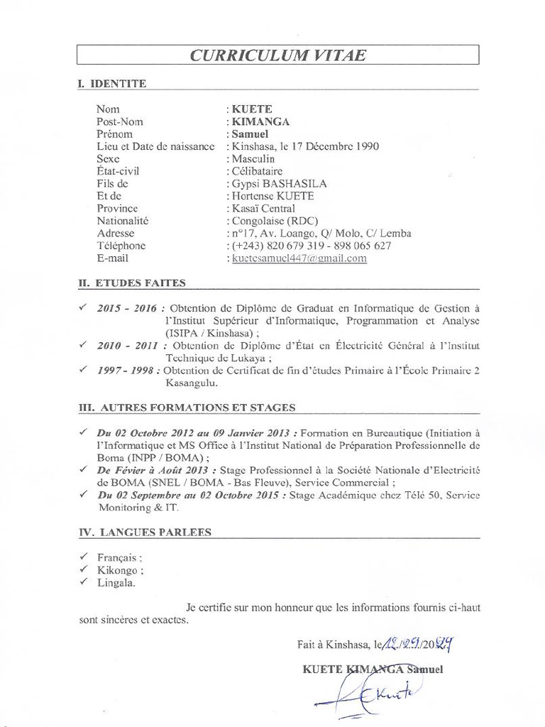 Dossier SAMUEL | PDF