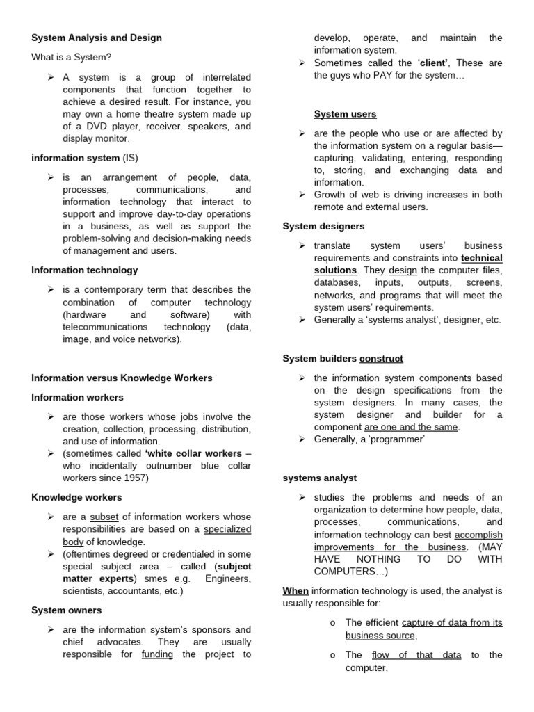 System Analysis and Design | PDF | Software Development Process | Use Case